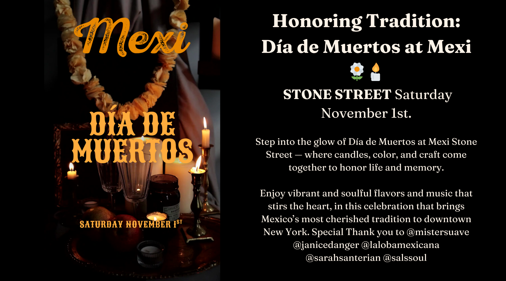 Mexi - Mezcaleria and Taqueria - Williamsburg, BK - Stone Street, FiDi